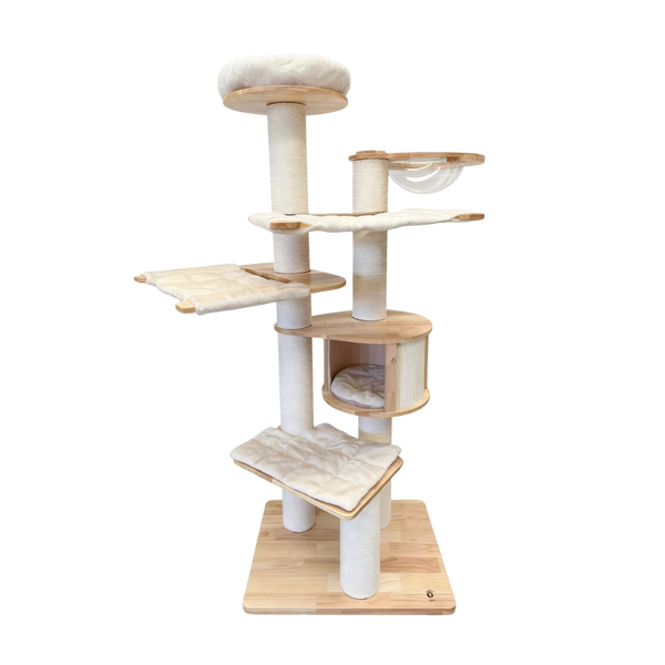 TORA® Solid Wood 6-Layer PRO Cat Tree – 2501 PRO (189cm) – ChokyoPetStore