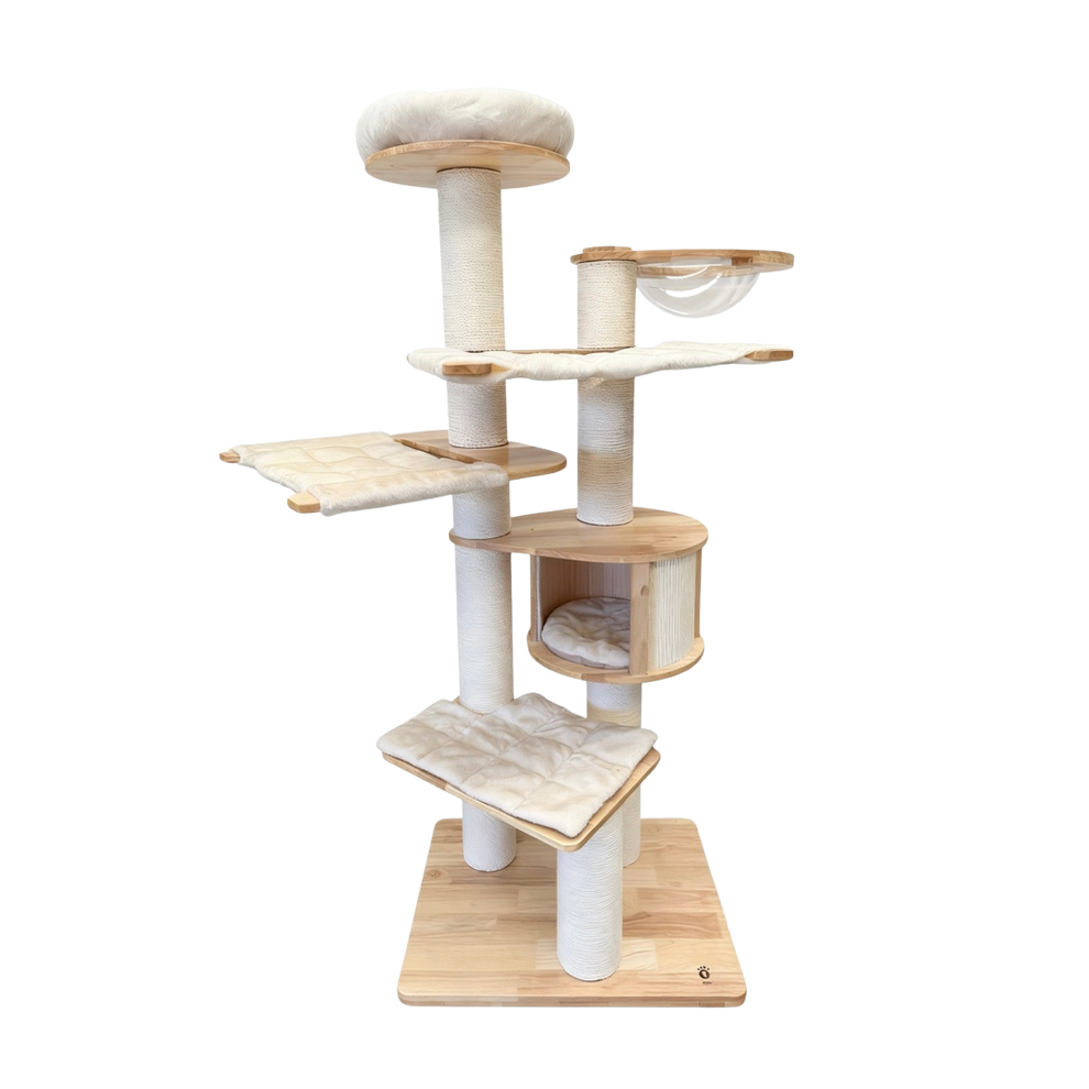 TORA® Solid Wood 6-Layer PRO Cat Tree – 2501 PRO (189cm) – ChokyoPetStore